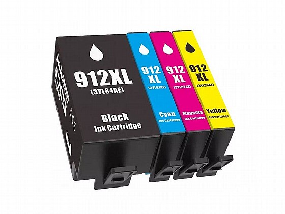 סט 4 ראשי דיו תואמים 912XL 3YP34AE HP למדפסת 8020 -hp 8023 | HP | דיו ...