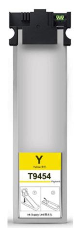 דיו צהוב תואם למדפסות אפסון Epson T9454 Yellow C13T945440 | ראשי דיו ...